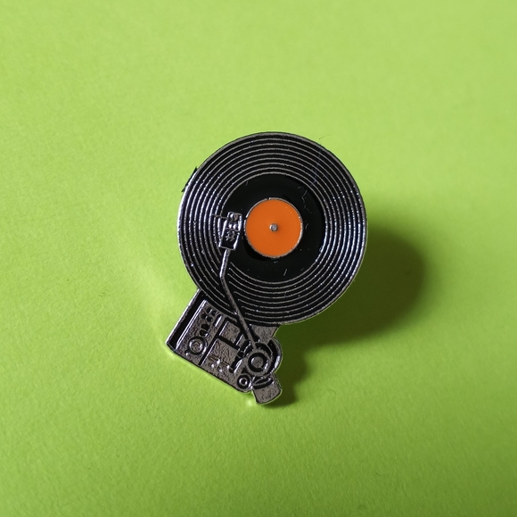 Accessories | 32 Record Player Enamel Pin Rock Emo Goth Punk 90s Y2k ...